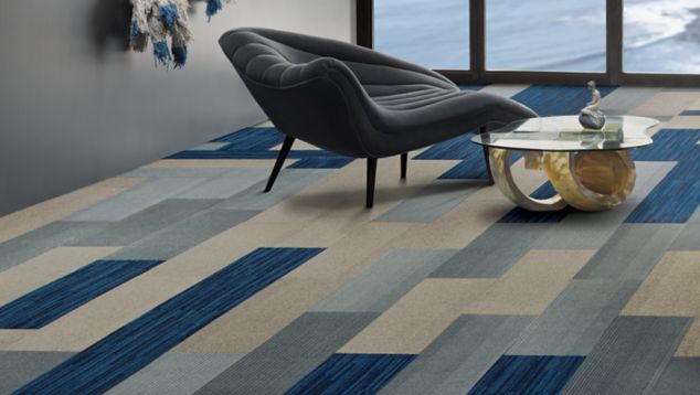 Net Effect : Ocean Inspired Commercial Carpet Tile Collection