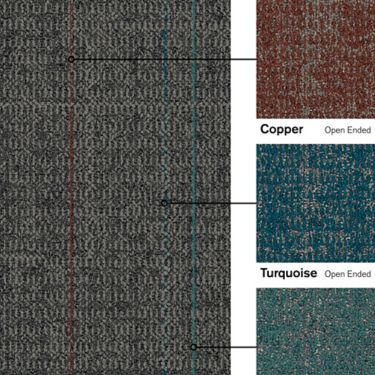 Open Air Stria: Carpet Tile Collection for Open Spaces