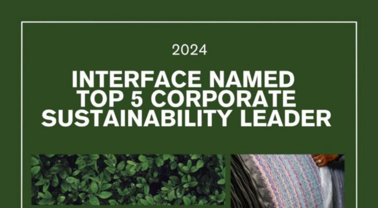 Interface Named Global Sustainability Leader | Commercial Carpet Tile ...
