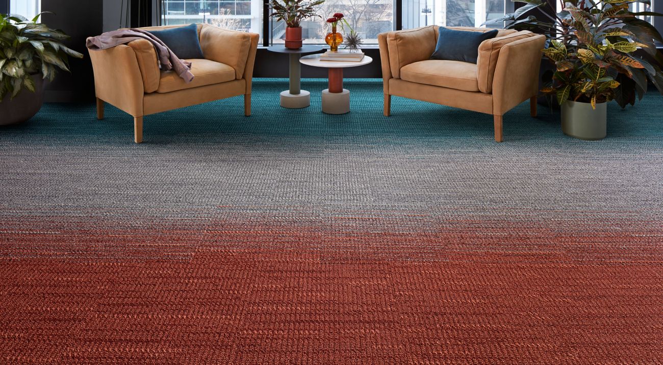 Woven Gradience | Commercial Carpet Tile & Resilient Flooring | Interface